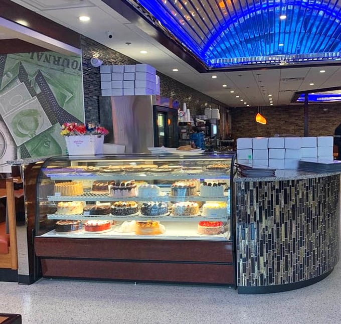 The dessert display case &ndash; where willpower goes to die and "I'll just have coffee" turns into "and a slice of that... and that."