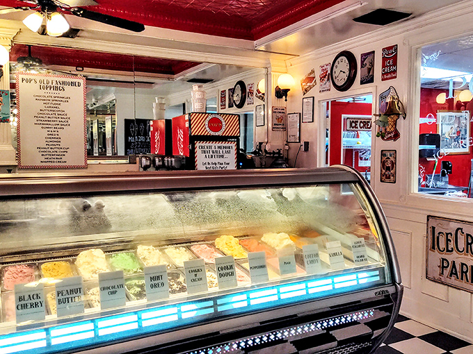 The service counter showcases flavors like a jewelry store displays diamonds &ndash; precious, tempting, and absolutely necessary.