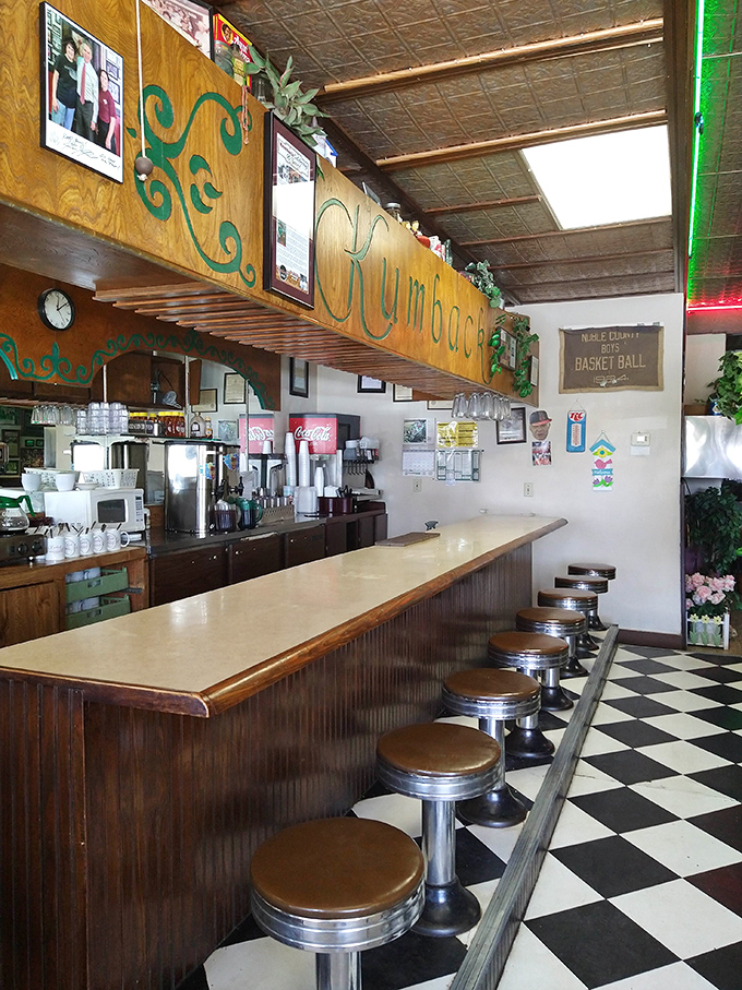 The classic counter with its row of chrome-trimmed stools has witnessed first dates, business deals, and countless "I'll just have coffee" customers who inevitably order pie.