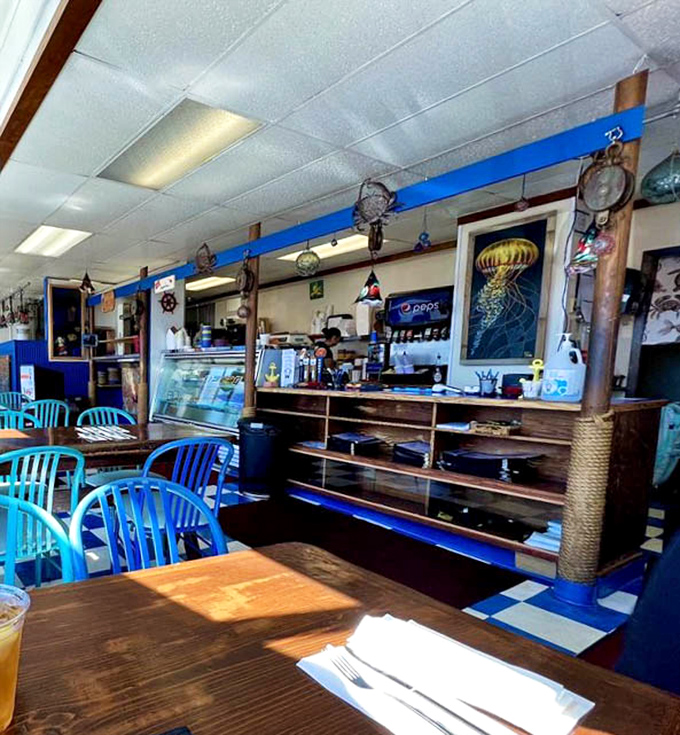 The service counter stands ready, with that "we know what we're doing" confidence that comes from years of practice.