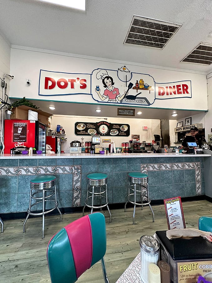 The "Good Food" sign isn't just decoration &ndash; it's truth in advertising at this Jefferson gem where daily specials tempt regulars.