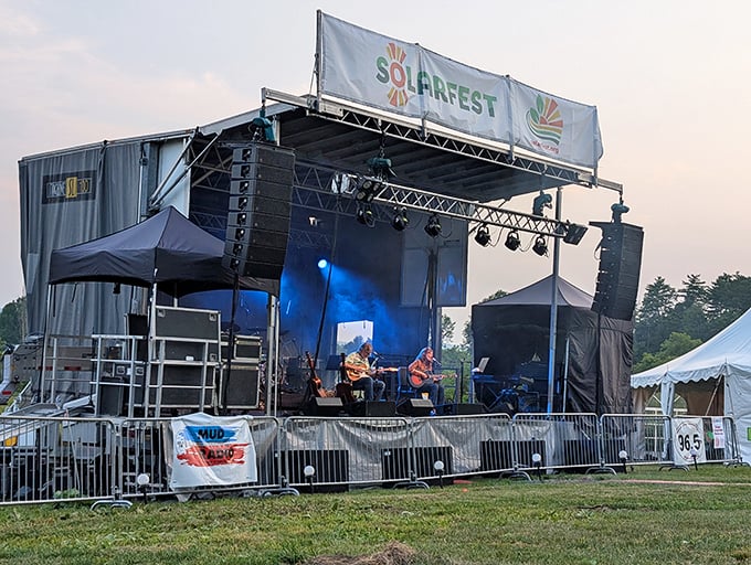SolarFest brings music and sustainable living together under Vermont skies. Entertainment that powers both speakers and environmental consciousness.