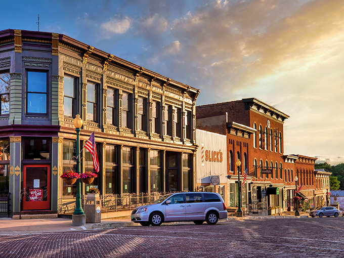 Slick's storefront stands as a reminder that small-town businesses have been serving their communities long before Amazon was a river.