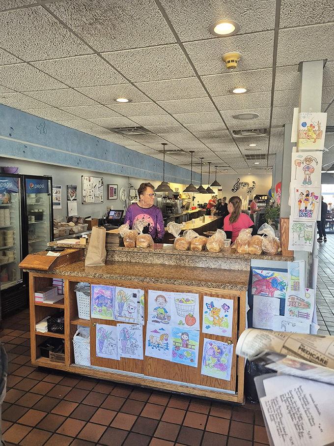 Behind the counter, the real magic happens&mdash;fresh-baked goods lined up like soldiers, ready to march straight into your heart.