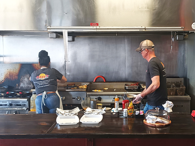 The kitchen crew performs their breakfast ballet with practiced precision&mdash;true artists whose canvas happens to be your plate.