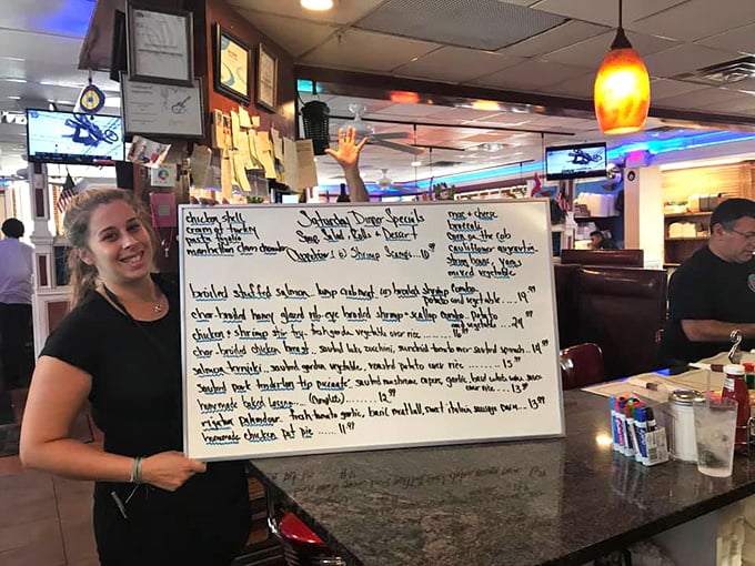 That whiteboard of daily specials might as well be a treasure map &ndash; X marks the spot where your diet plans surrender.