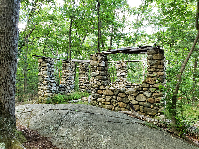 Stone ruins that spark imagination &ndash; was it a colonial outpost or the world's most rustic open-concept home? History with a view either way.