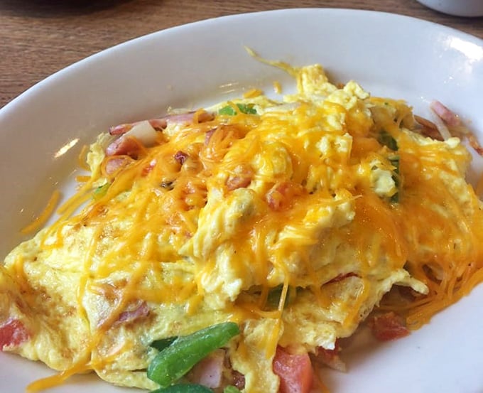 This scramble doesn't just contain cheese and vegetables&mdash;it celebrates them in a fluffy, yellow festival of breakfast joy.