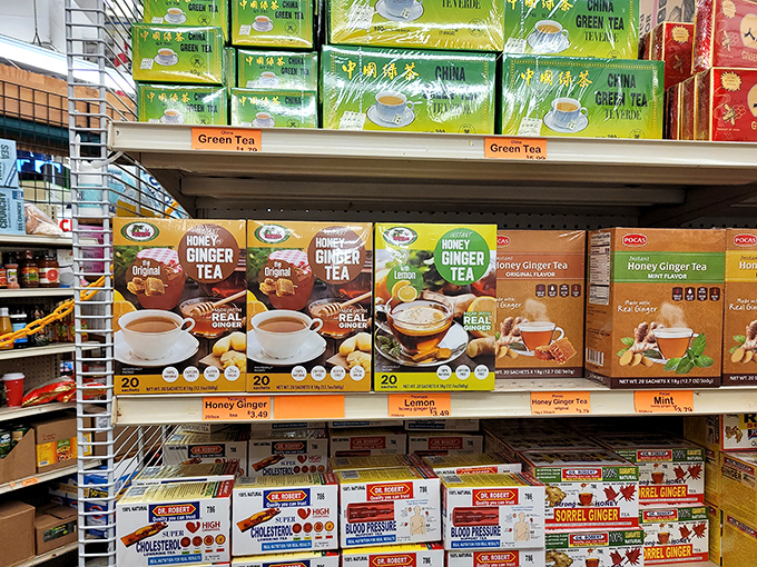 Tea treasures that promise wellness in every sip. Like a pharmacy where the medicine actually tastes good and comes in delightful boxes.