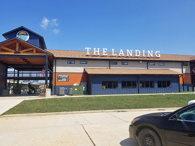 The Landing rises like a riverside resort, offering modern amenities while keeping the star attraction&mdash;the Current River&mdash;front and center.