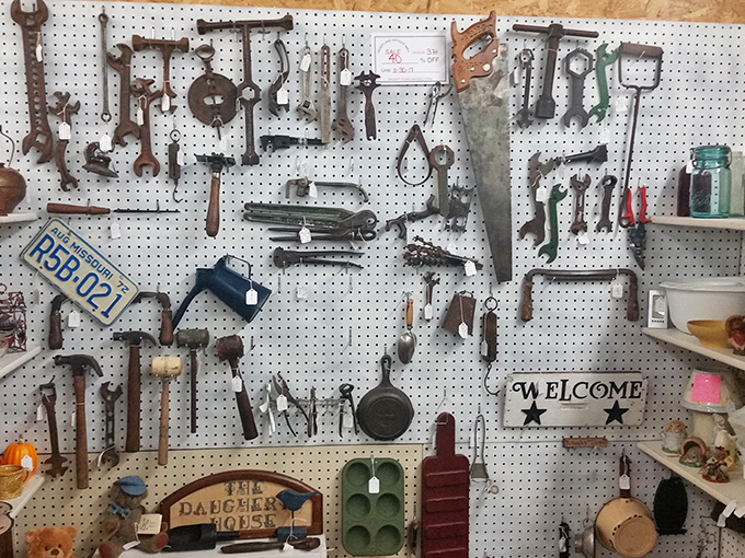 Tools with stories etched into their worn handles&mdash;each one representing problems solved and projects completed by hands now resting. That wrench probably built someone's first deck.