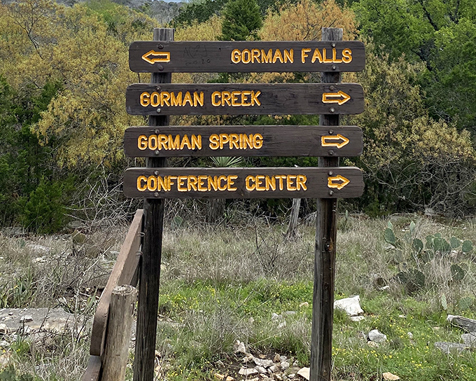 Multiple trail options ensure every hiker finds their perfect path to natural Texas treasures.