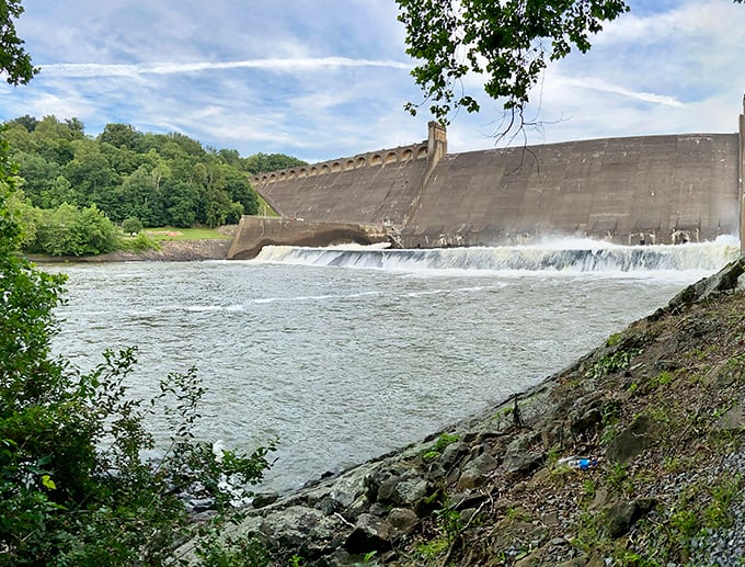 The Tygart Dam – impressive engineering that created a recreational paradise while taming the river's wild ways.