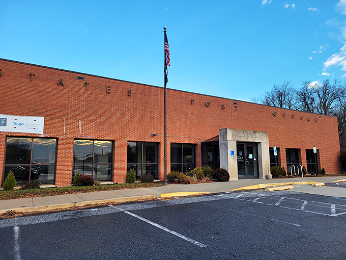 Even the Post Office in Bel Air manages to look more inviting than the DMV you left behind.