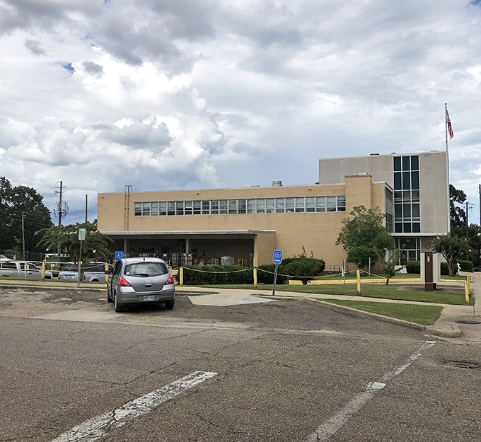 The mid-century municipal architecture of Laurel's public buildings speaks to an era when civic pride manifested in substantial structures.