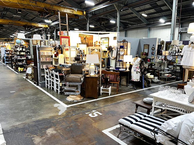 A booth that couldn't decide on a specialty, so it chose "everything wonderful" instead. Organized chaos at its finest.