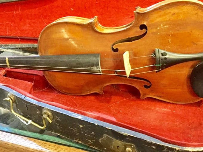 This violin didn't just play music&mdash;it played lives. Its worn case and aged wood hold melodies from decades of hands that loved it.