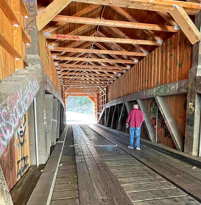 Walking through feels like time travel, minus the DeLorean and all that complicated flux capacitor business.