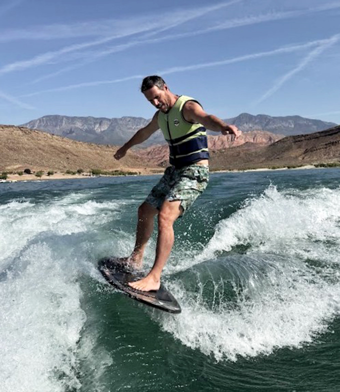 Who needs the ocean when you can carve waves against a backdrop of desert mountains? Utah's version of hanging ten comes with extra scenery.