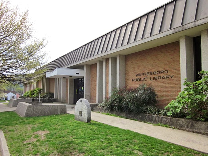 The library stands ready to feed minds the old-fashioned way &ndash; one page at a time.