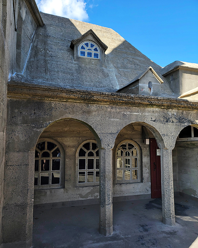These aren't just windows&mdash;they're time portals. The museum's distinctive arched openings frame views while letting natural light illuminate historical treasures within.