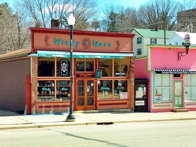 Windy Mesa's storefront pops with color that would make Frida Kahlo nod in approval. The kind of shop where "just browsing" becomes "how much for everything?"