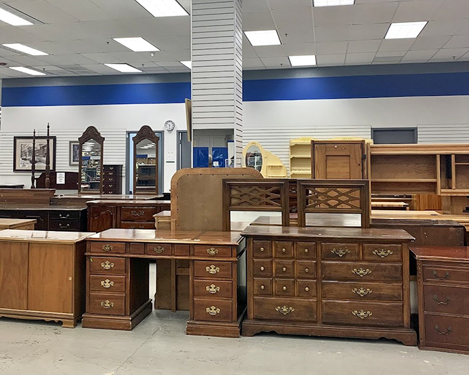 These desks have supported homework, tax returns, and love letters through decades. Now they're ready for your Zoom background and coffee mug collection.