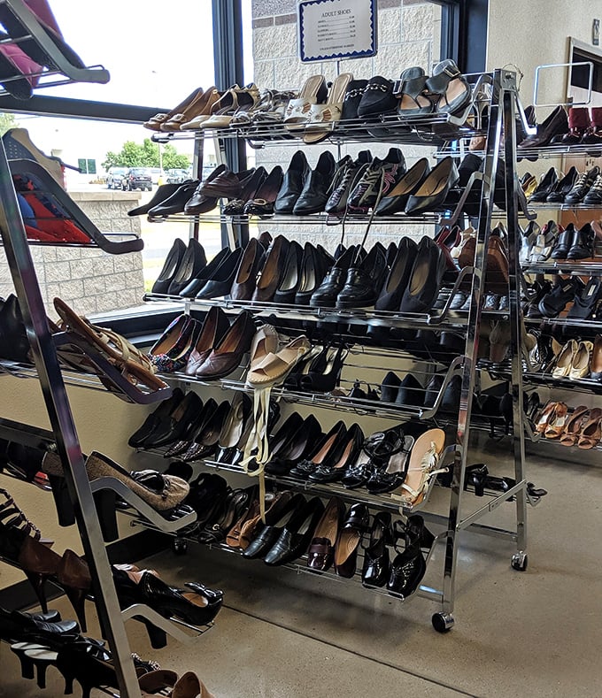 The shoe department rivals Imelda Marcos's closet, with enough options to keep your feet stylish through Wyoming's wildest weather changes.