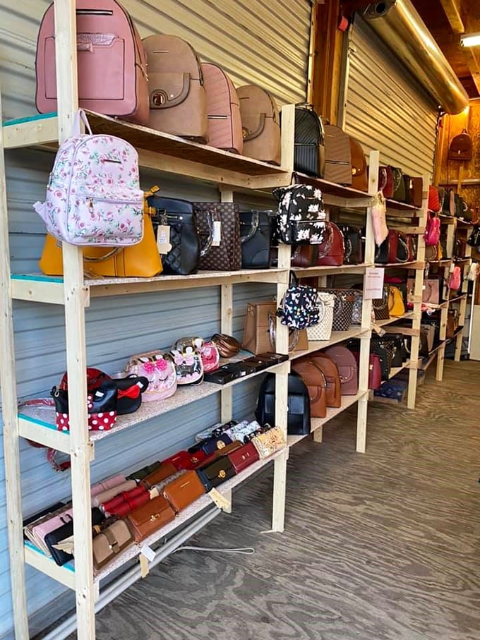 Handbag heaven stretches as far as the eye can see, from practical backpacks to statement purses.