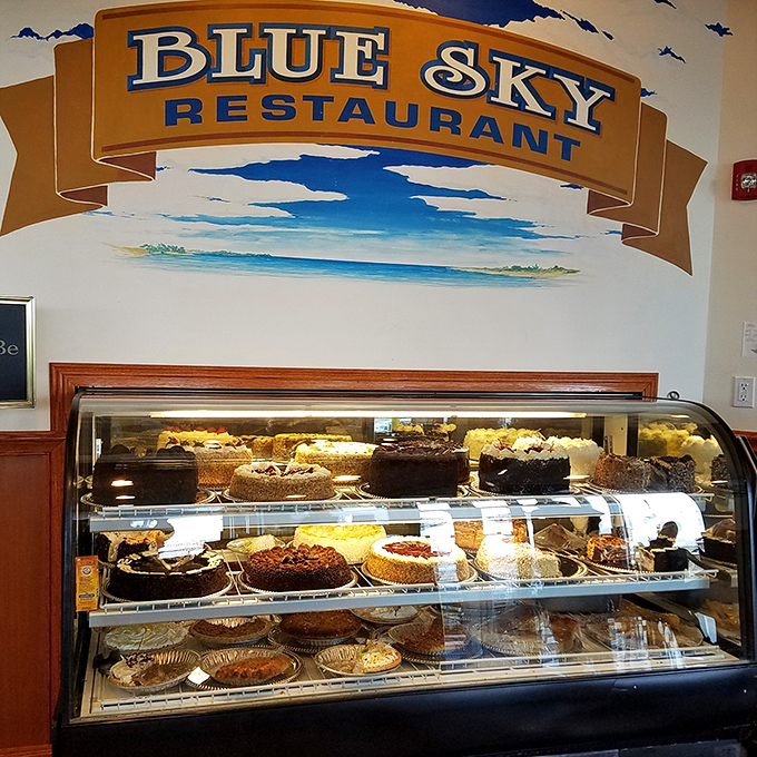 The dessert case stands as a monument to sweet temptation—where willpower goes to die and happiness begins.