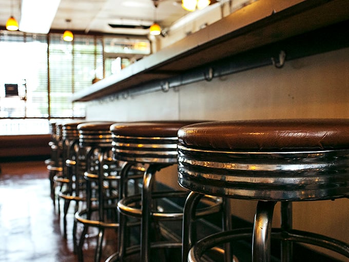 These stools have supported generations of Atlantans seeking comfort food salvation. Each one tells a story of satisfied customers past.