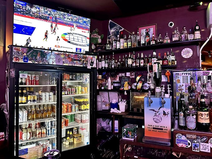 The bar &ndash; where Philadelphia sports history unfolds on screen while local brews flow below. A sanctuary for thirsty fans.