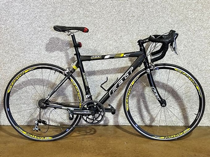 Carbon fiber dreams on two wheels. This sleek road bike could take you to work Monday or through the Tour de California on weekends.