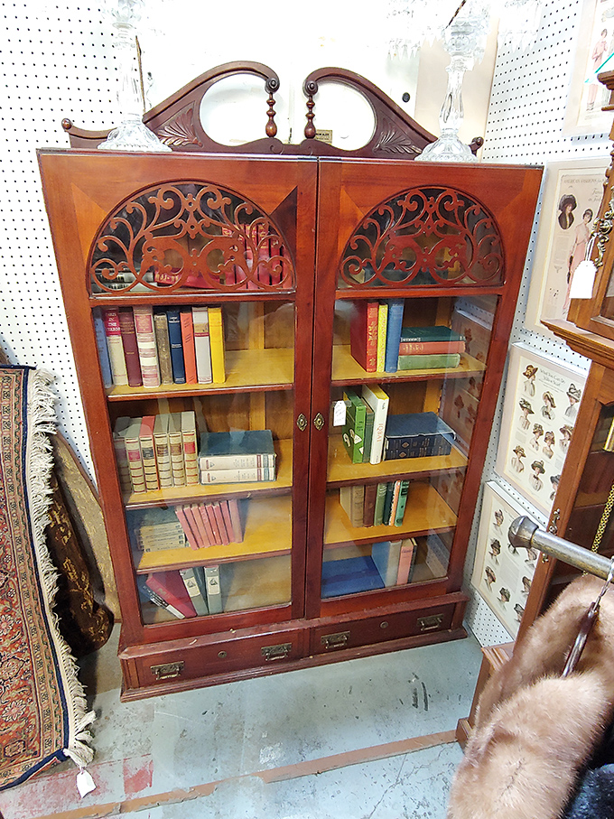 Books behind glass&mdash;where stories are preserved like fine wine, waiting for the right reader to uncork their wisdom and wit. 