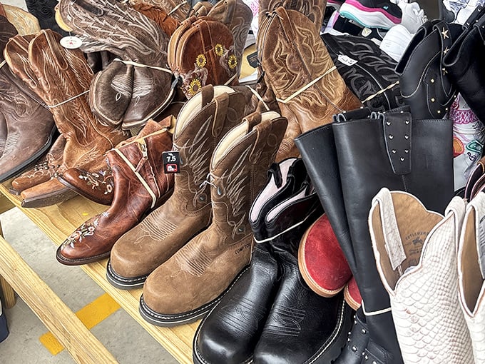 These aren't just boots—they're leather-bound stories waiting for their next chapter of adventures, dance floors, or country roads.