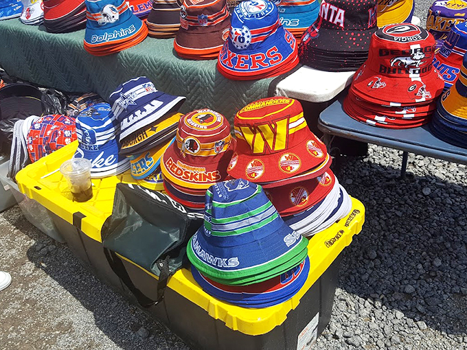 Sports fan headquarters! These bucket hats let you show team loyalty while protecting yourself from the Carolina sun&mdash;practical passion at its finest.