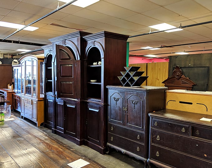 Solid wood furniture with the kind of craftsmanship that makes modern assembly-required pieces hang their particleboard heads in shame.