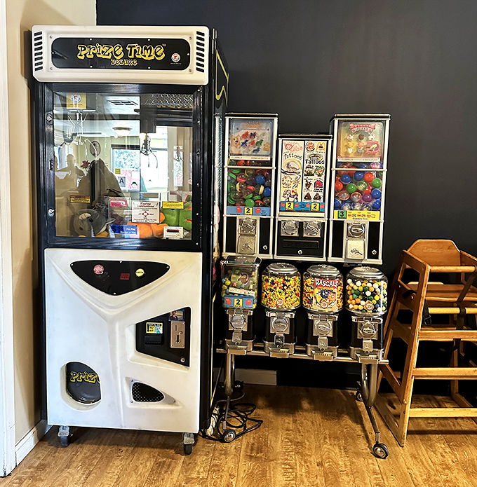 Even the arcade games know they're just a sideshow to the main event &ndash; though winning a stuffed animal after pulled pork is a bonus.