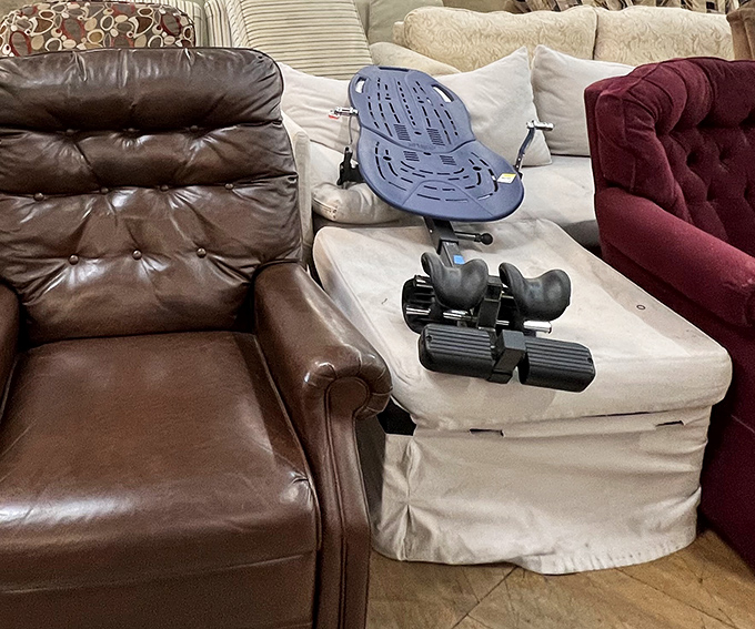 The furniture section &ndash; where that perfect recliner for your "nothing fits quite like it" afternoon naps awaits discovery.