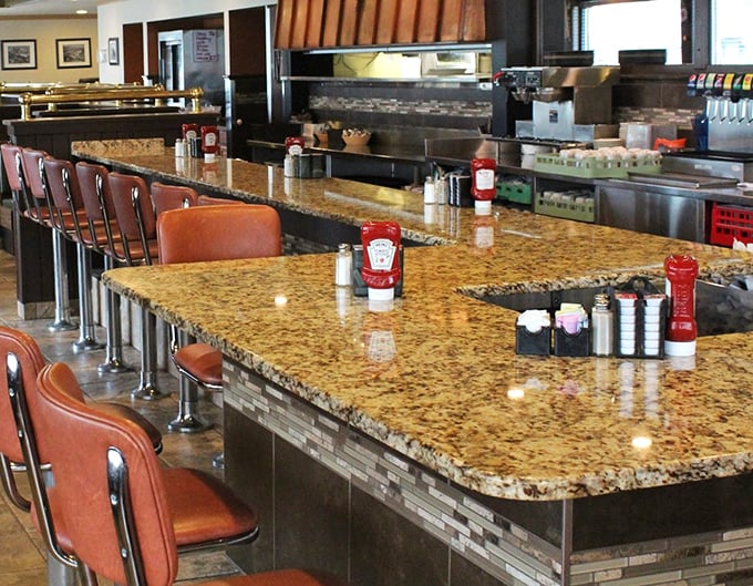 Counter seating: where solo diners become temporary members of the most exclusive breakfast club in Pennsylvania.