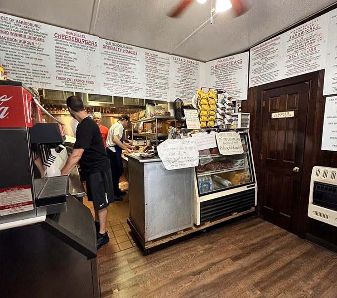 The counter where magic happens&mdash;part kitchen, part theater, all delicious. Like watching Sinatra in a small club.