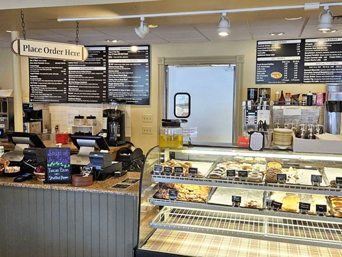 Where the magic happens. The counter where dreams come true in the form of freshly baked goods and friendly service.