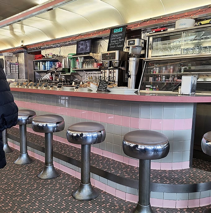 The counter &ndash; where solo diners find community and the stools have supported the weight of both people and their stories since Kennedy was president.