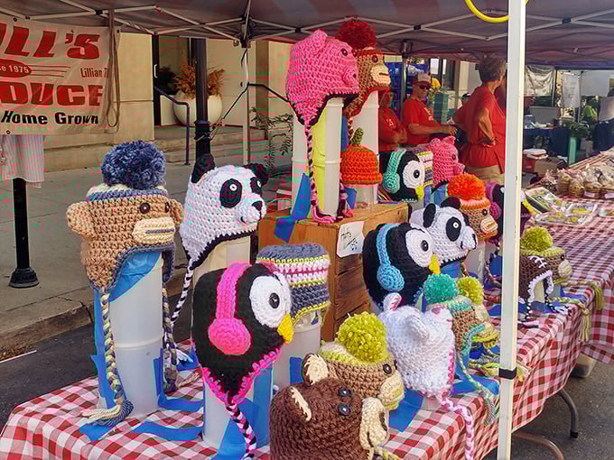 Handmade headwear that guarantees smiles and warmth in equal measure. Winter in Iowa never looked so adorably ridiculous&mdash;in the best possible way.