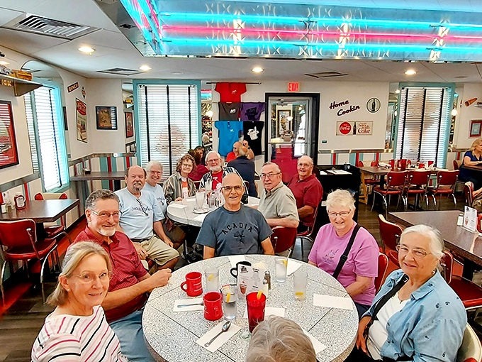 The happiest tables in Pennsylvania. These diners know they've found the motherlode of comfort food and aren't afraid to show it.