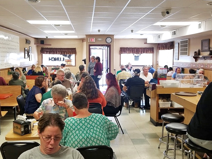 The dining room hums with the symphony of conversation, silverware clinks, and occasional "mmms" that form the soundtrack of satisfaction.
