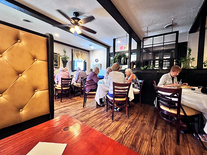 A dining room where memories are made between bites, with elegant touches that elevate without intimidating.