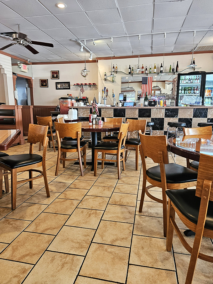 The dining room where locals solve world problems over coffee and newcomers discover their new favorite spot.