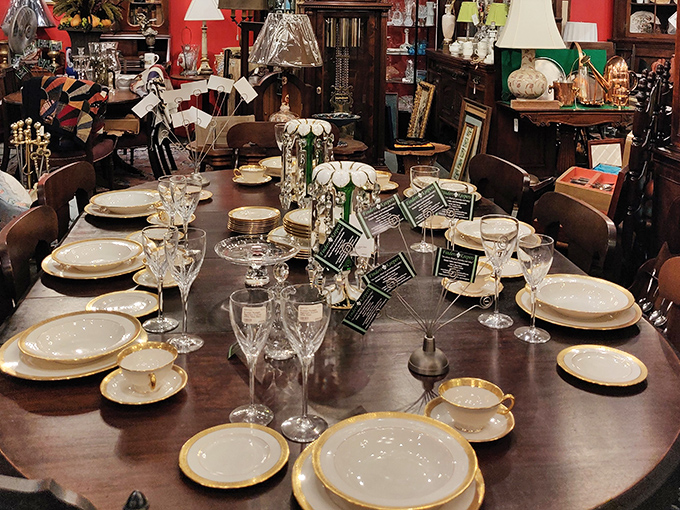 Imagine the dinner conversations this elegant table setting has hosted&mdash;from Victorian gossip to debates about last night's TV finale.