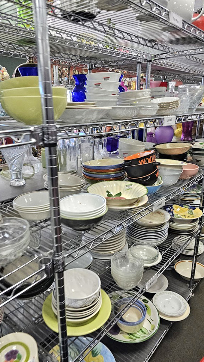 Dish heaven! Mix-and-match your way to tableware glory with patterns spanning decades&mdash;because matching sets are for people with no imagination.